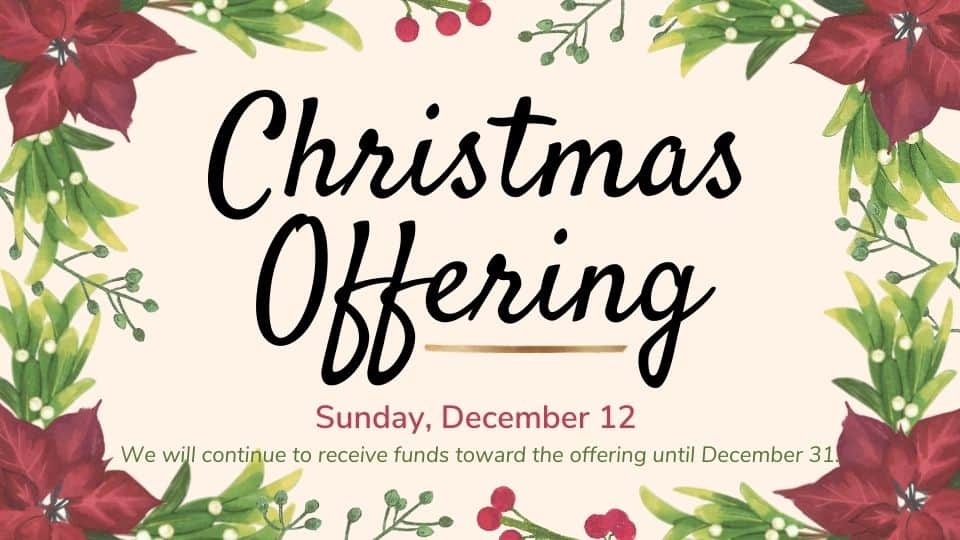 Tithes And Offering Christmas
