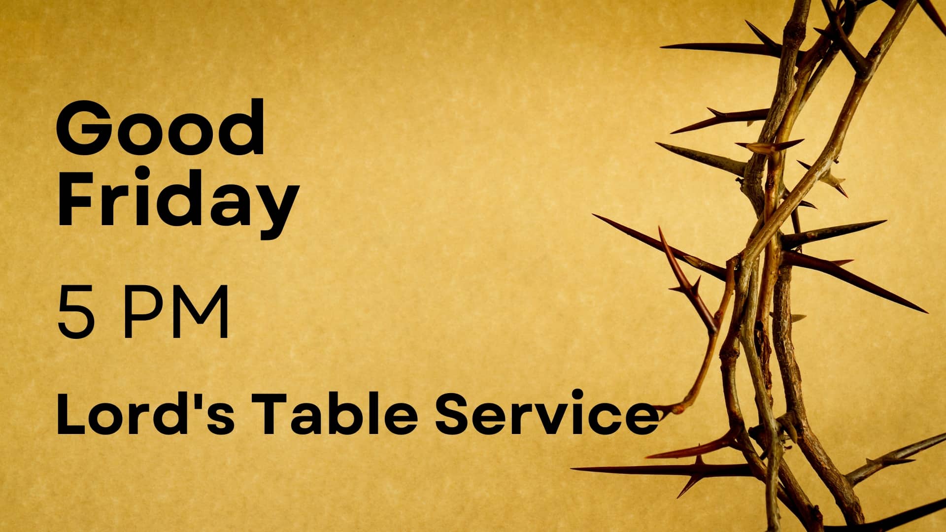 Palm Sunday | Good Friday 5 PM | Outreach Saturday | Easter Sunday ...